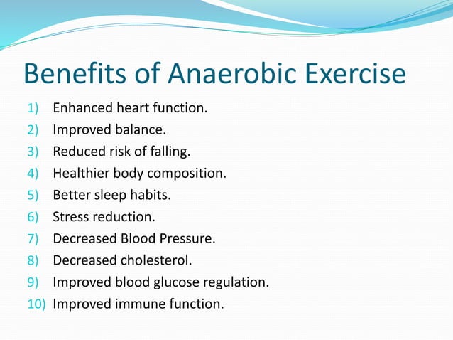 Anaerobic exercise | PPT