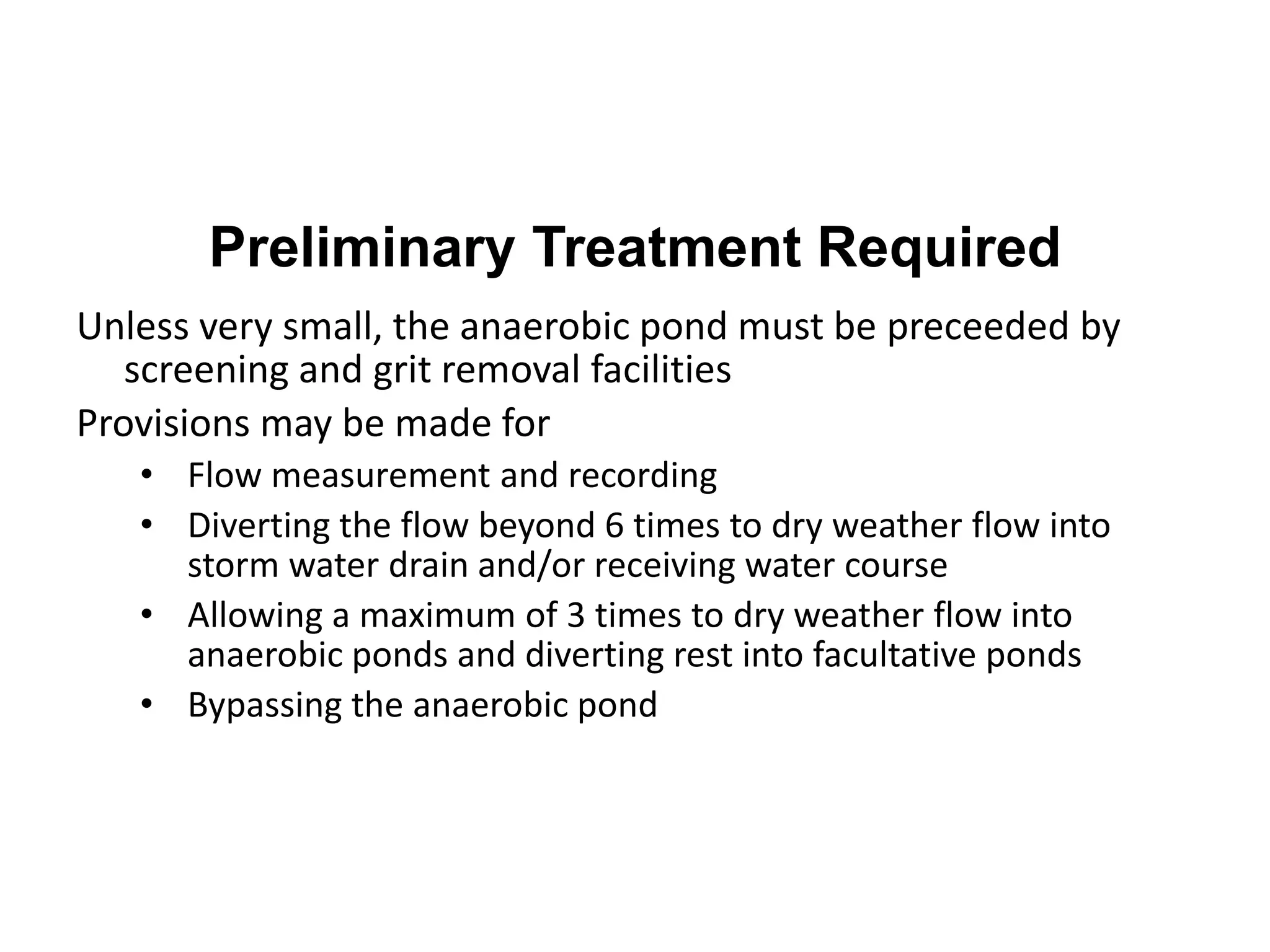 Anaerobic ponds | PPTX