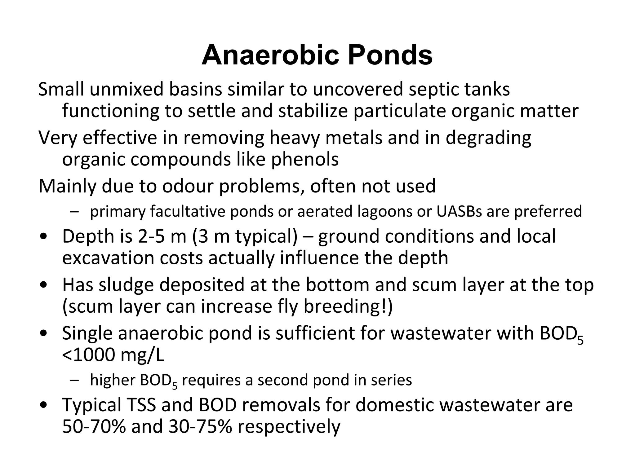 Anaerobic ponds | PPTX