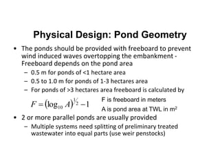 Anaerobic ponds | PPTX