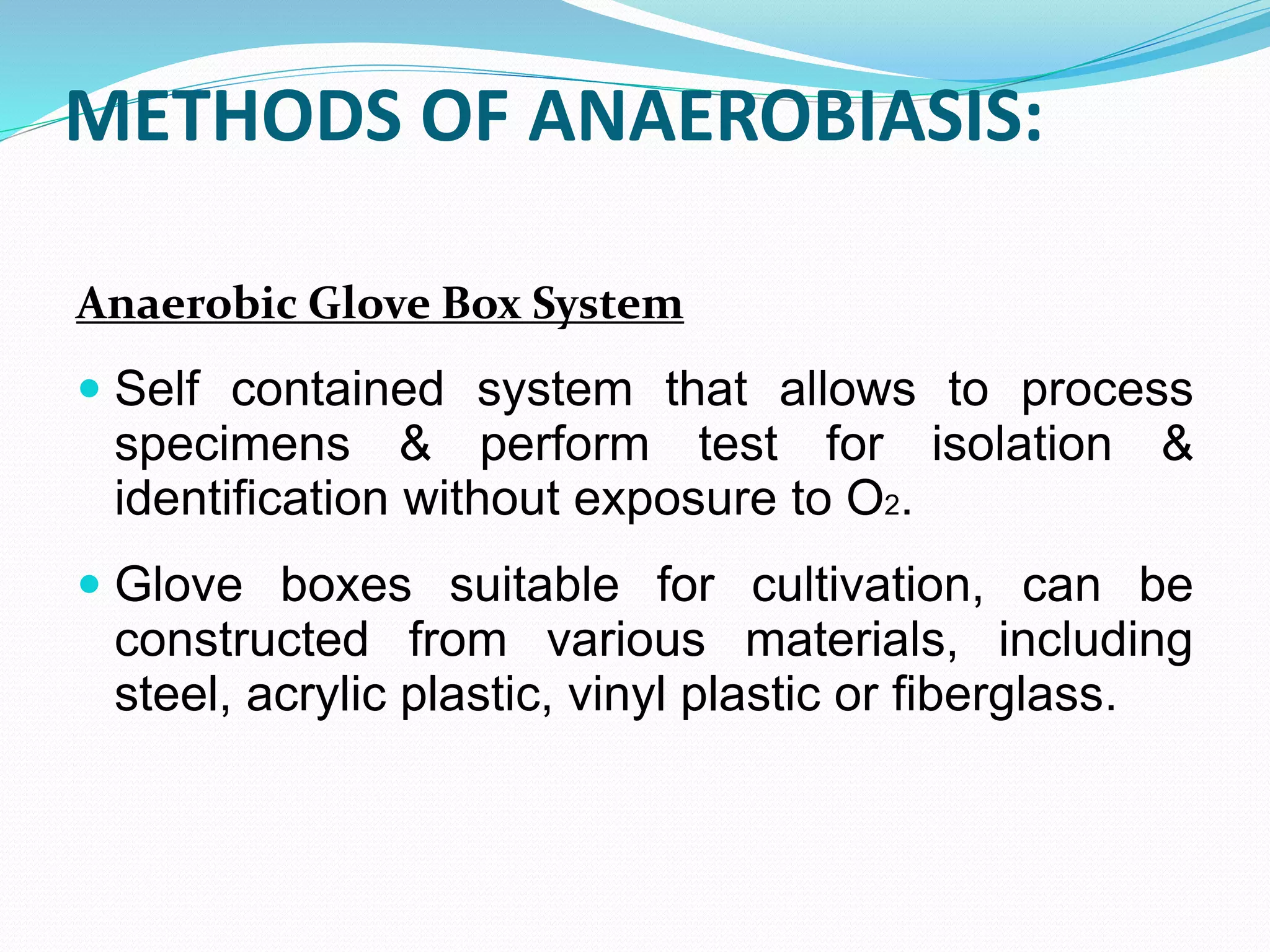 Anaerobiosis | PPTX