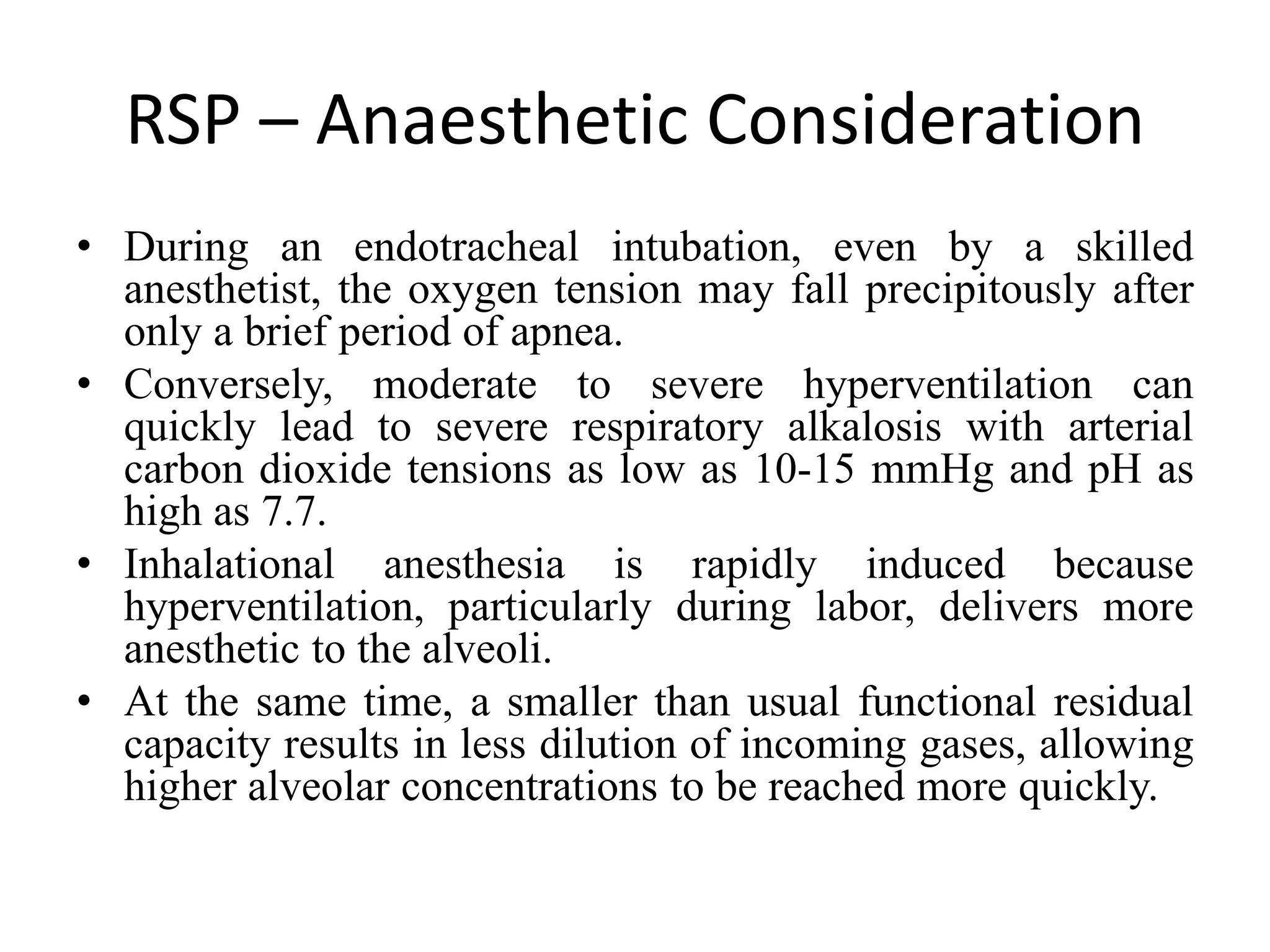 Anesthesia Consideration in Pediatric and Obstetrics | PPTX