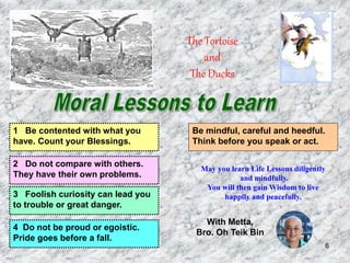 An Aesop's Fable with Good Morals | PPT