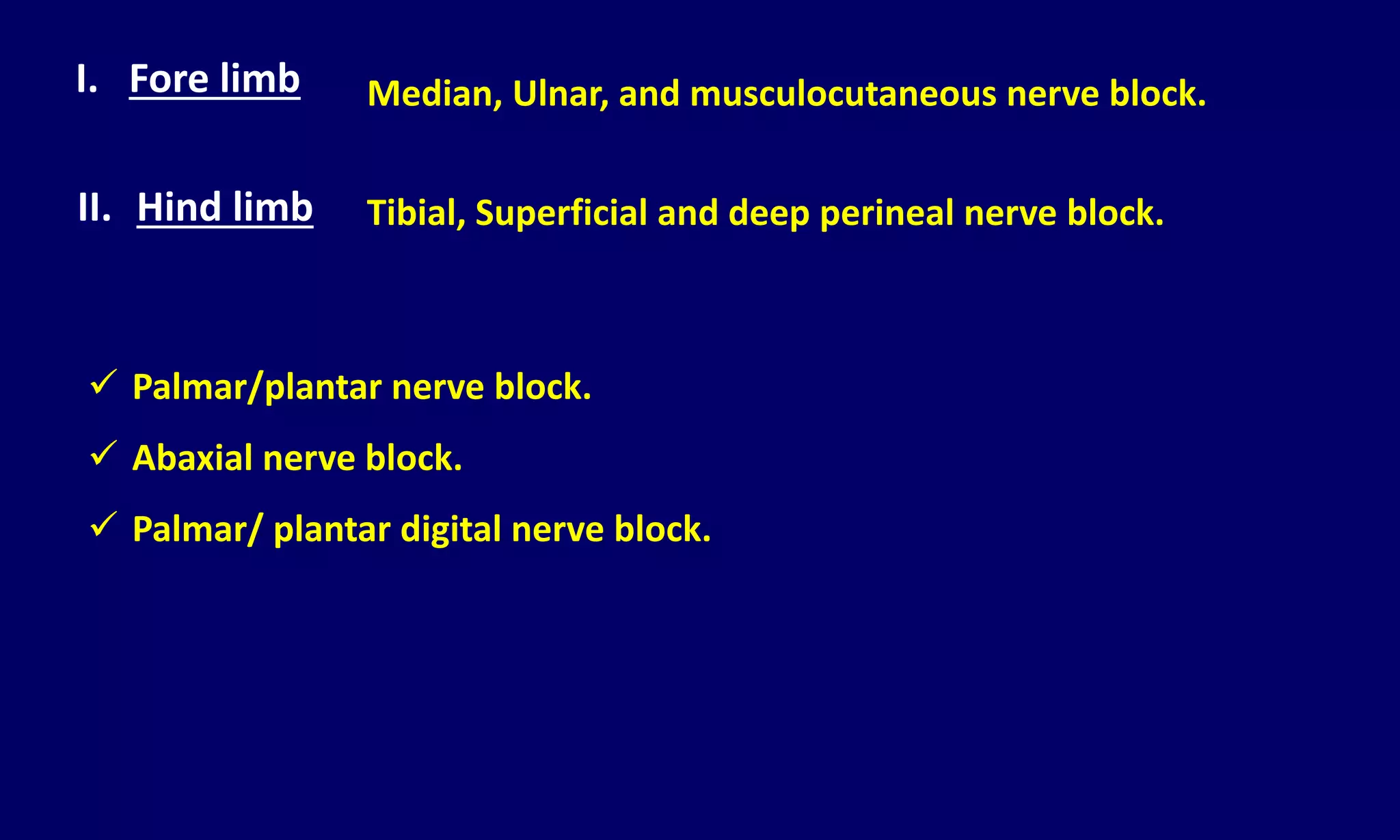 Veterinary Anesthesia | PPTX