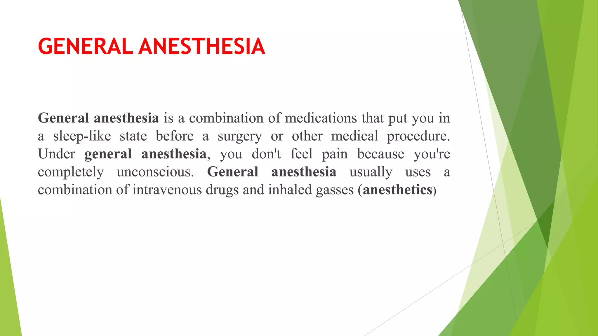 Anaesthesia | PPTX