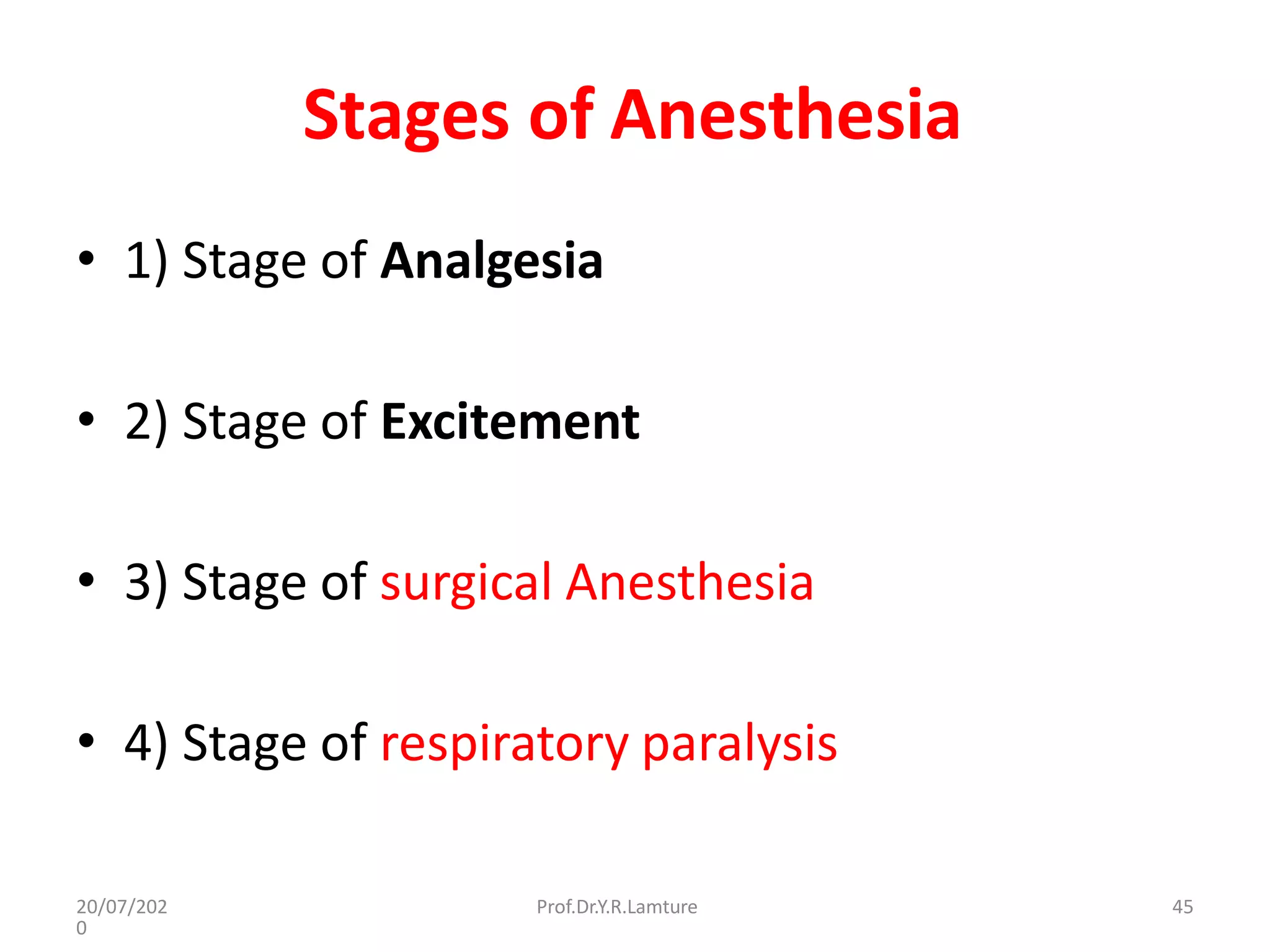 Anaesthesia ---- | PPTX