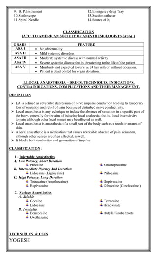 Anaesthesia | PDF