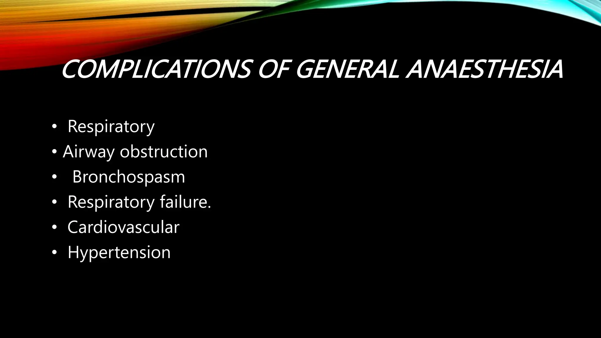 Anaesthesia detailed ppt medical surgery | PPT