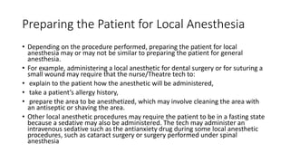 ANAESTHESIA ,LOCAL ANAESTHESIA AND ITS CLASSIFICATION | PPT