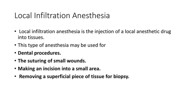 ANAESTHESIA ,LOCAL ANAESTHESIA AND ITS CLASSIFICATION | PPT