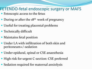 Anaesthesia for-fetal-surgery | PPT