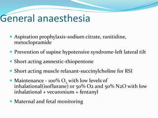 Anaesthesia for-fetal-surgery | PPT