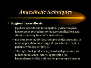 Anaesthesia For Laparoscopy | PPT