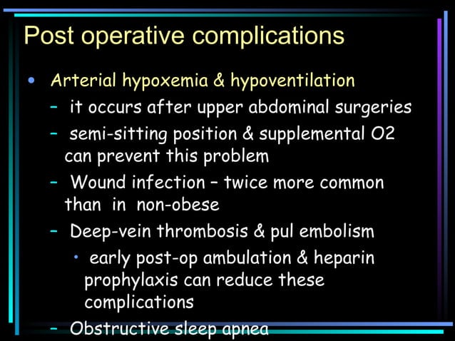 Anaesthesia For Obese Patient | PPT | Endocrine and Metabolic Diseases ...