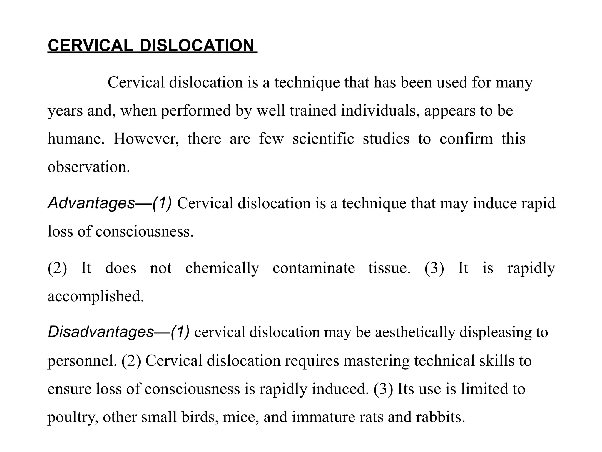 Anaesthesia and euthansia | PPTX