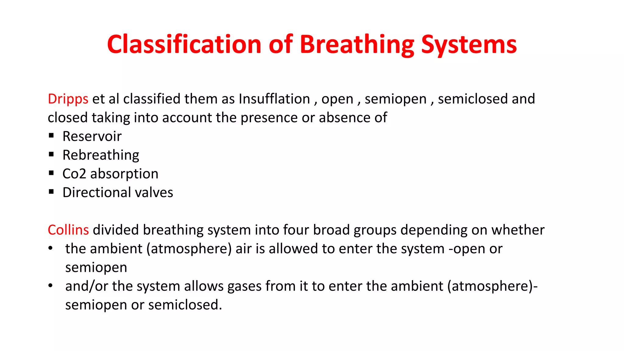 Anaesthesia breathing systems | PPTX