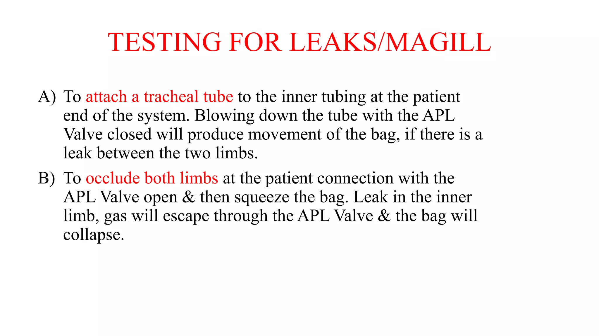 Anaesthesia breathing systems | PPTX