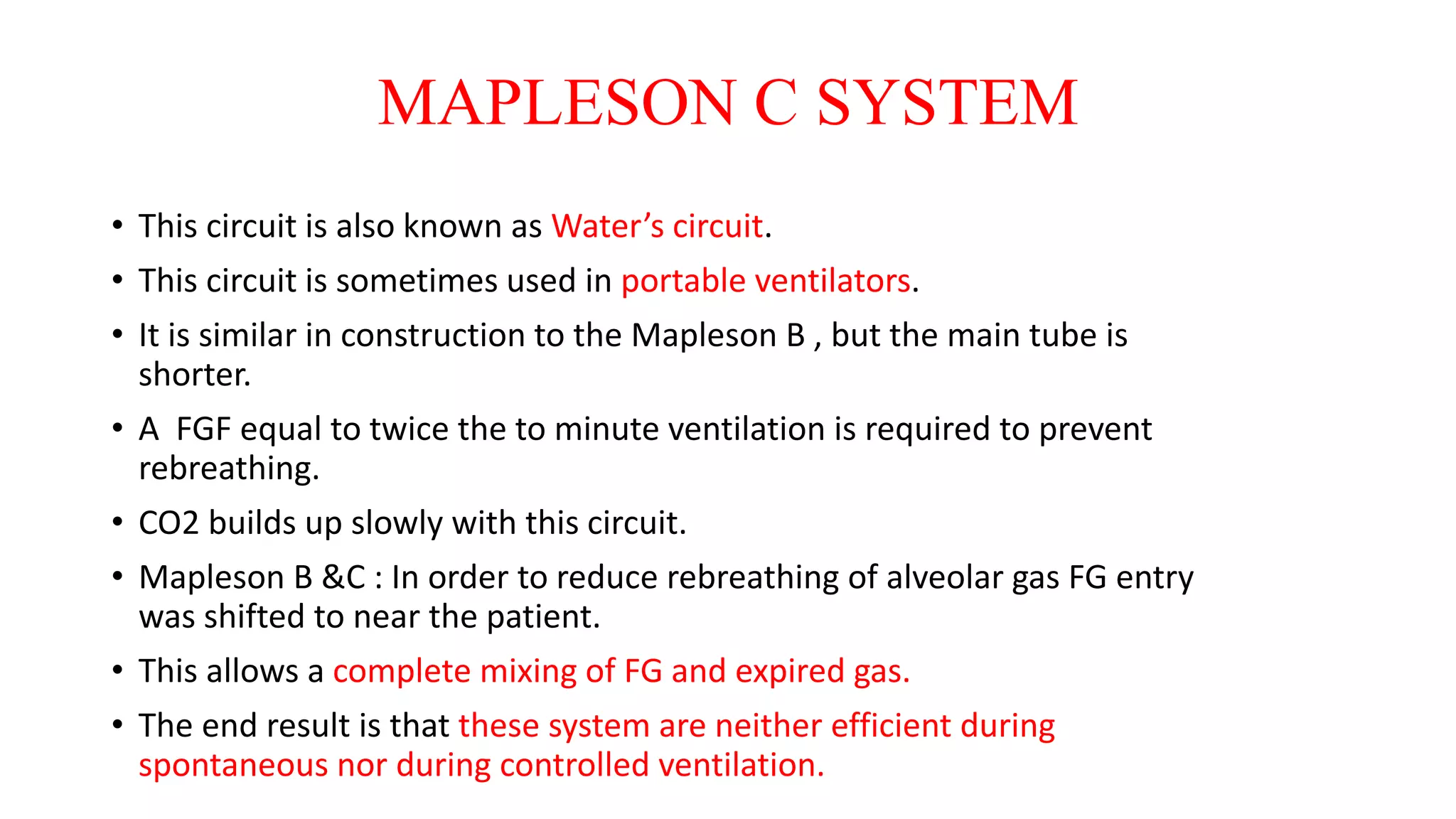 Anaesthesia breathing systems | PPTX
