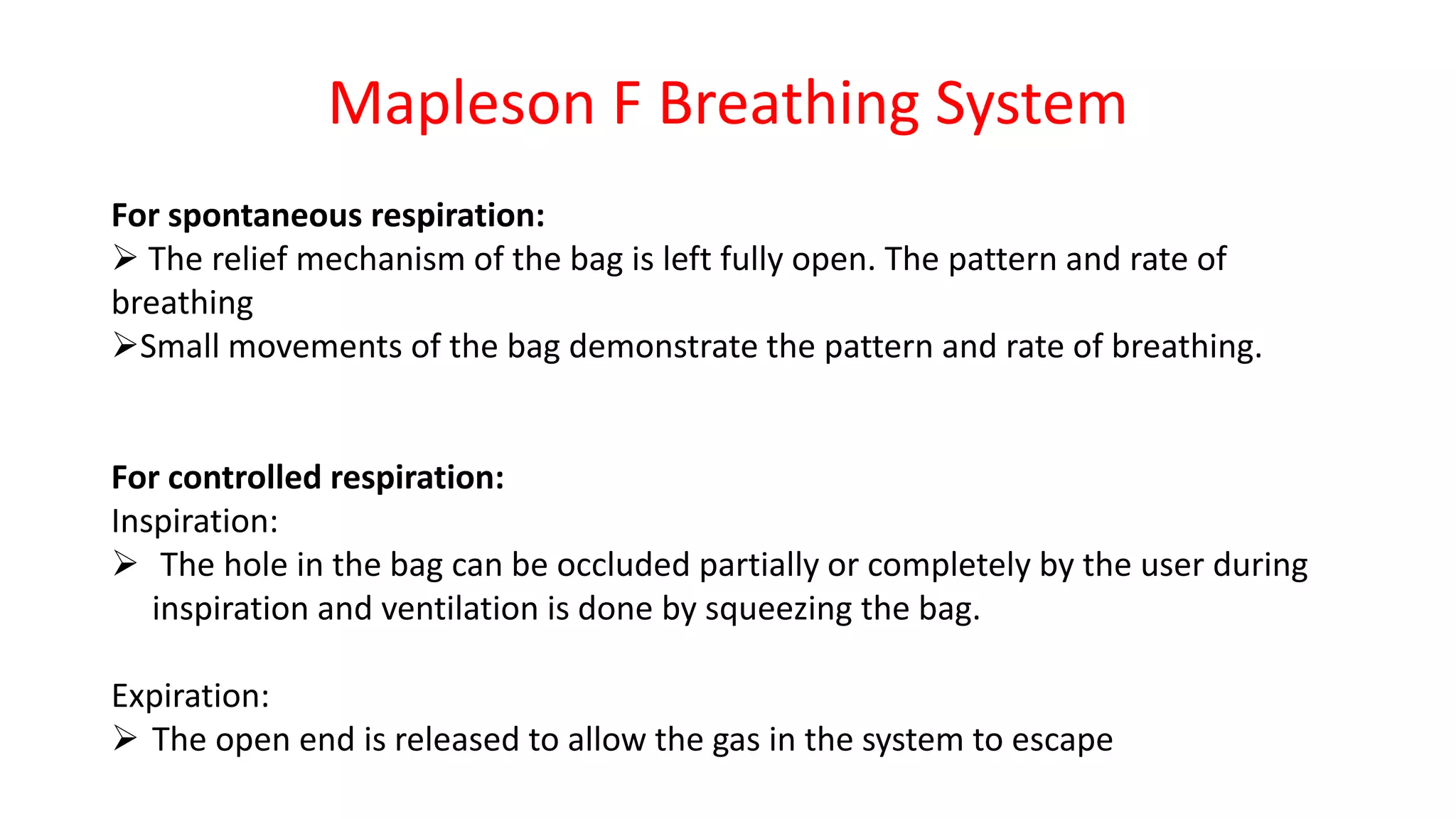 Anaesthesia breathing systems | PPTX