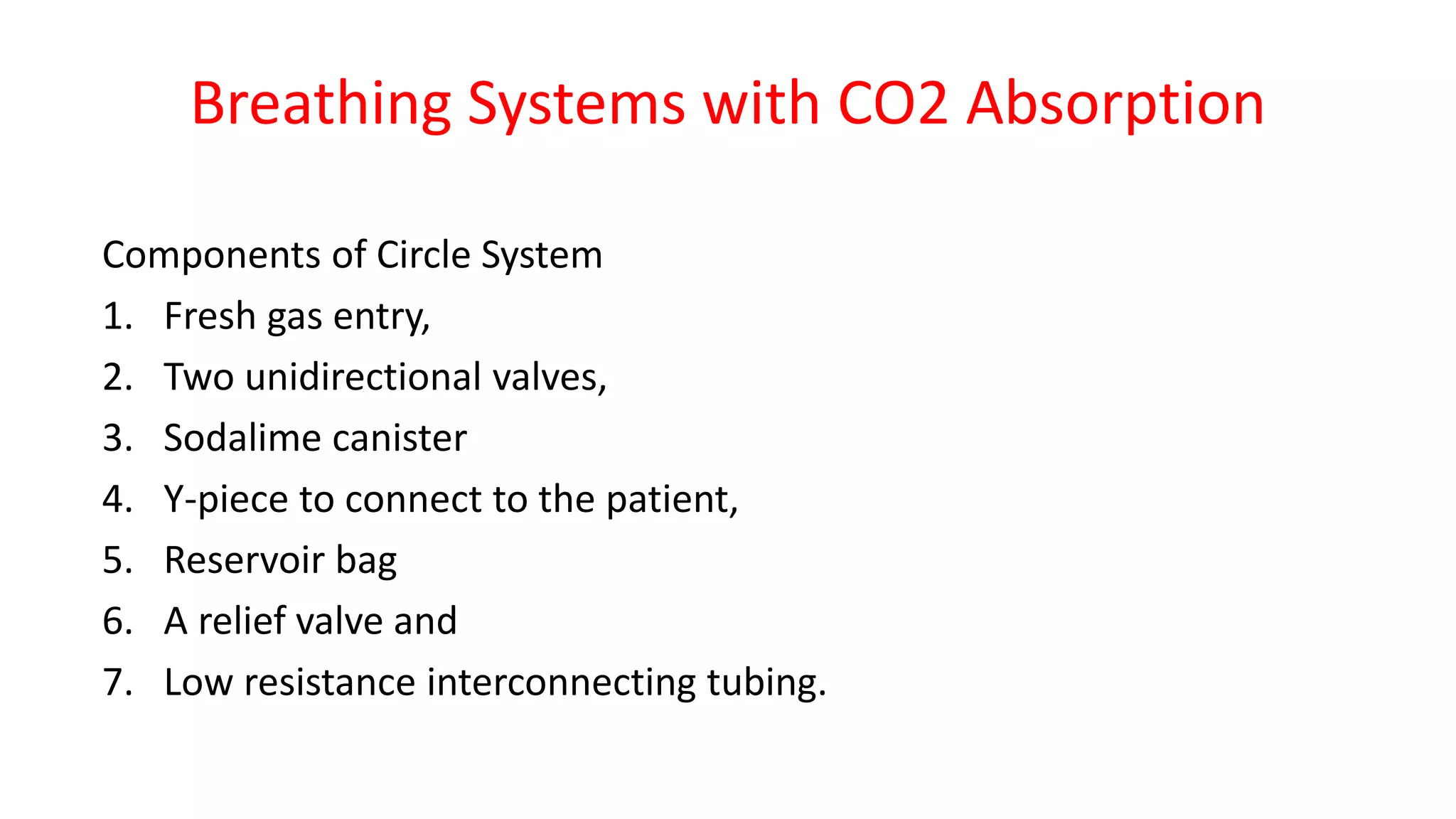 Anaesthesia breathing systems | PPTX