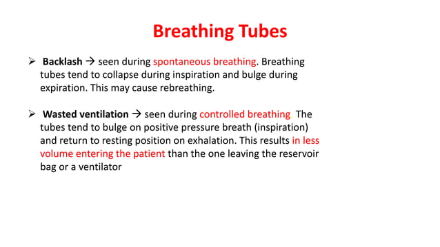 Anaesthesia breathing systems | PPTX