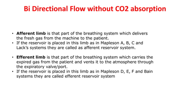 Anaesthesia breathing systems | PPTX