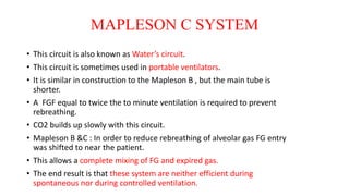Anaesthesia breathing systems | PPTX