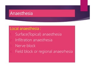 Anaesthesia by_ Arindam | PPTX