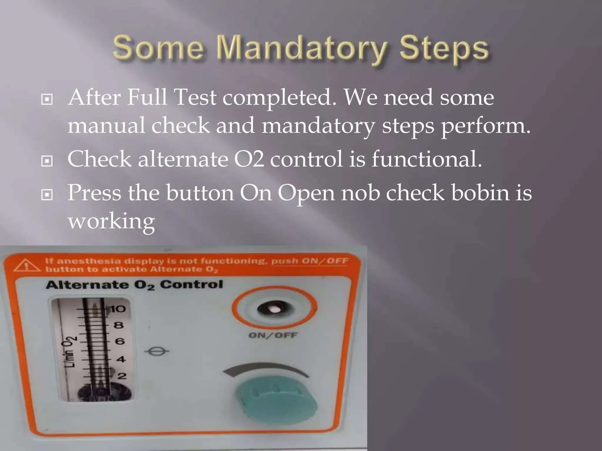Anaesthesia machine check list copy.pptx