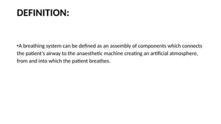 Anaesthesia circuits and Mapelson circuits.pptx