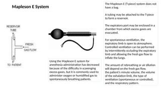 Anaesthesia circuits and Mapelson circuits.pptx