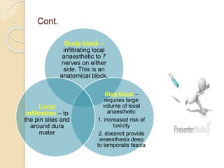 ANAESTHESIA FOR AWAKE CRANIOTOMY | PPTX