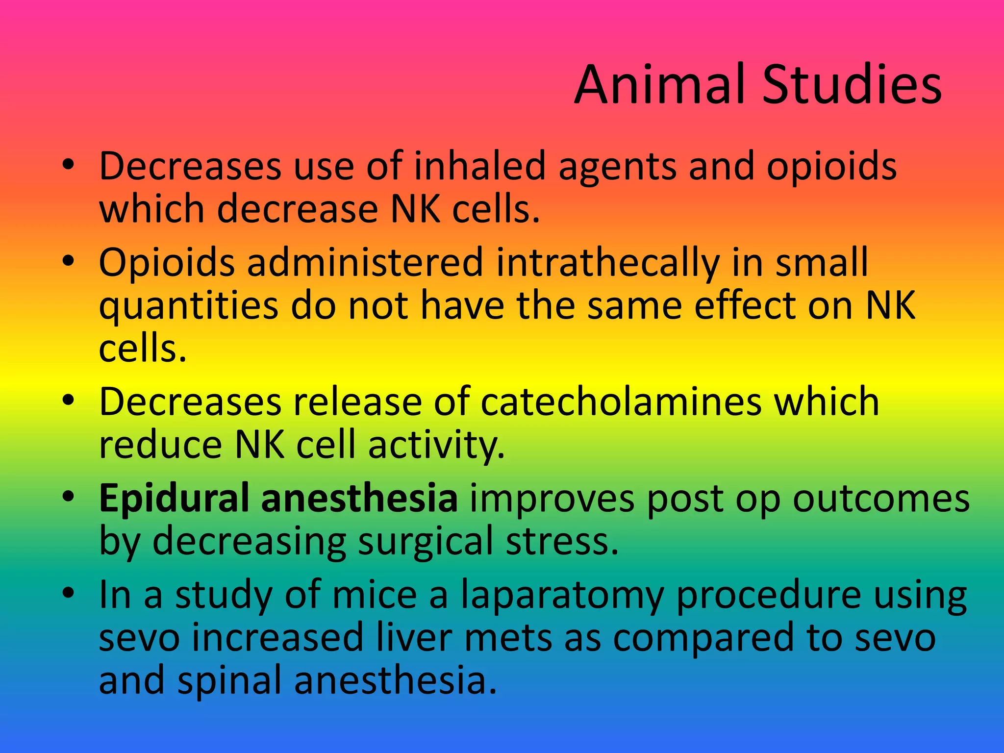 Anaesthesia for cancer patients | PPTX