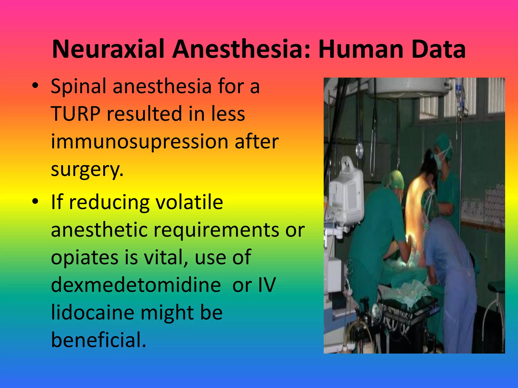 Anaesthesia for cancer patients | PPTX