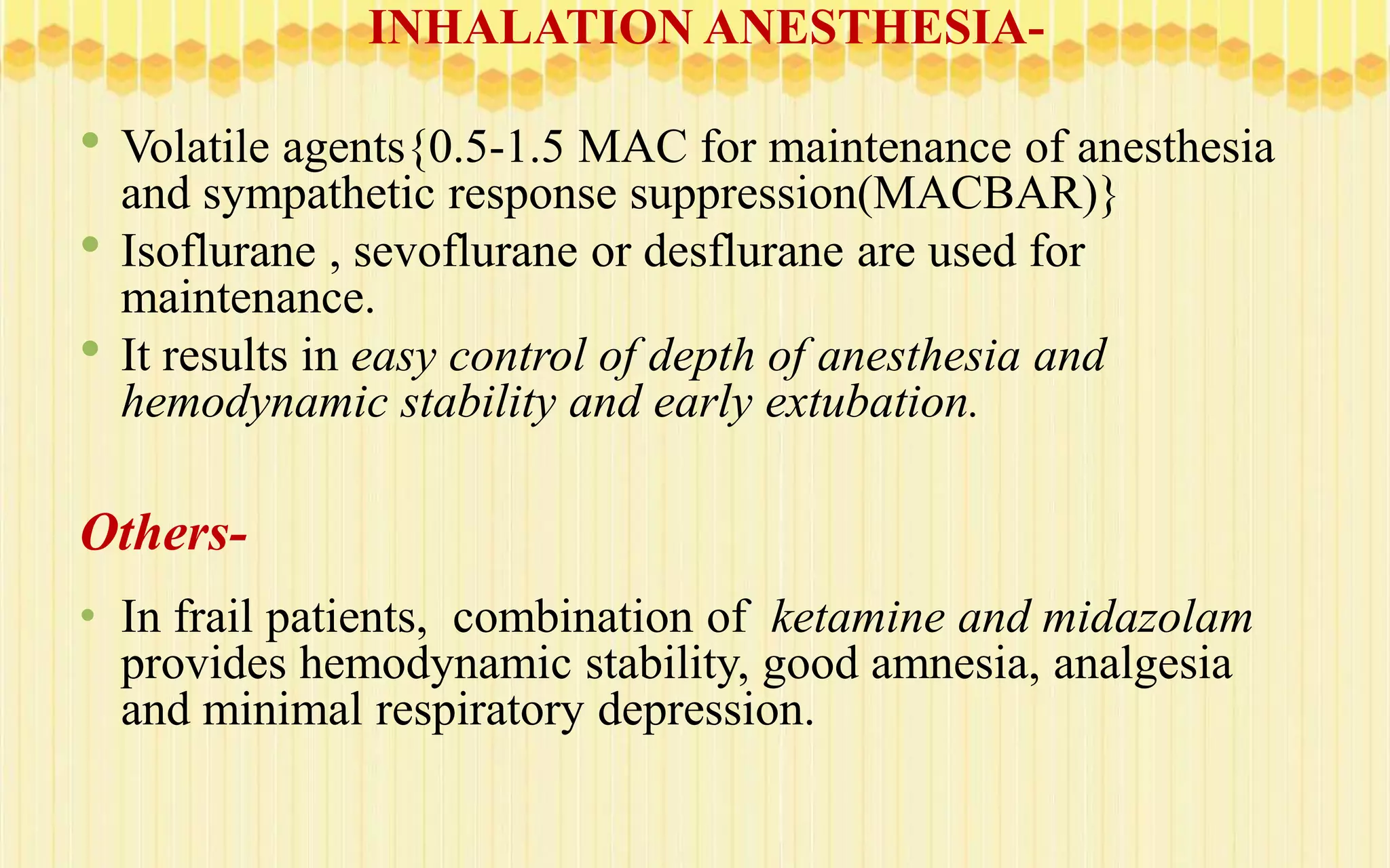 Anaesthesia for cardiopulmonary bypass surgery [autosaved] | PPTX
