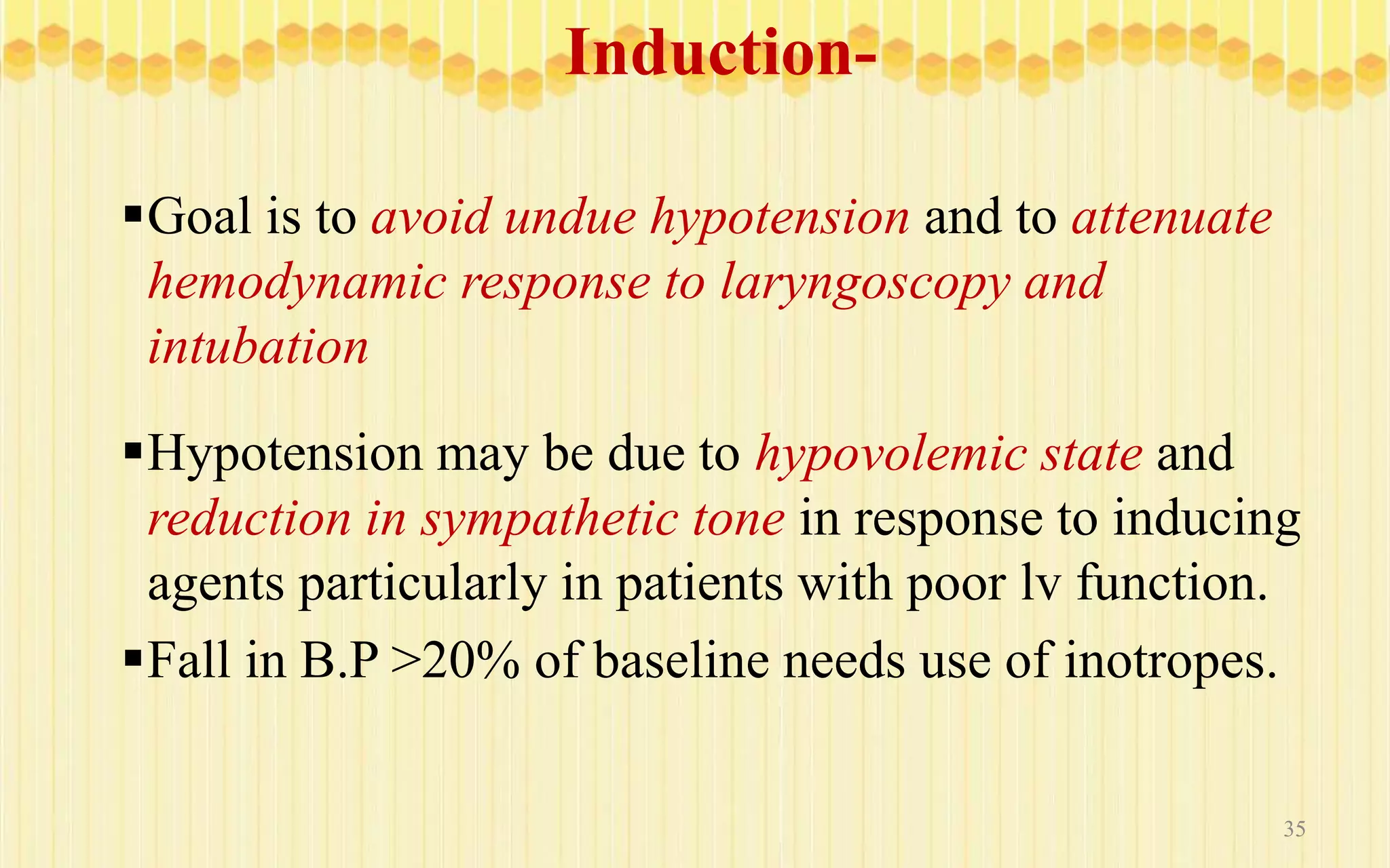 Anaesthesia for cardiopulmonary bypass surgery | PPTX