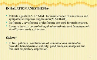 Anaesthesia for cardiopulmonary bypass surgery | PPTX