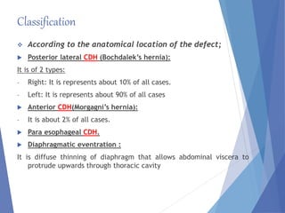 Anaesthesia for cdh | PPTX