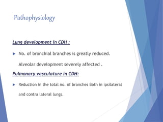 Anaesthesia for cdh | PPTX