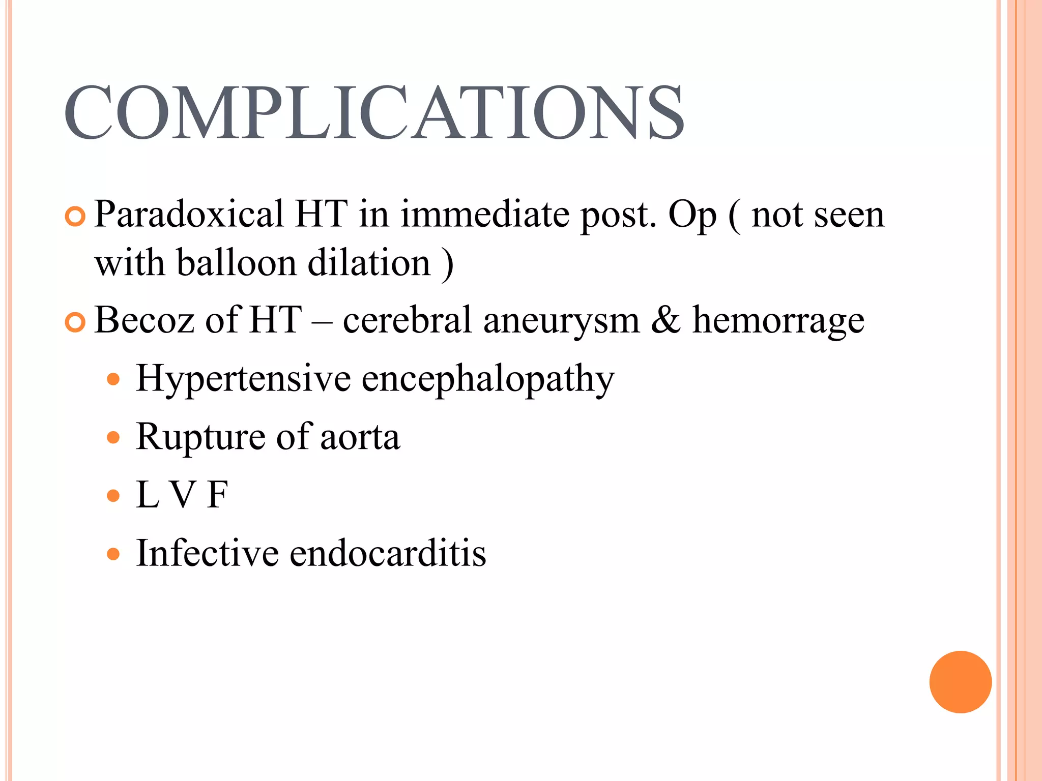 Anaesthesia for closed heart procedures pda & coa | PPTX