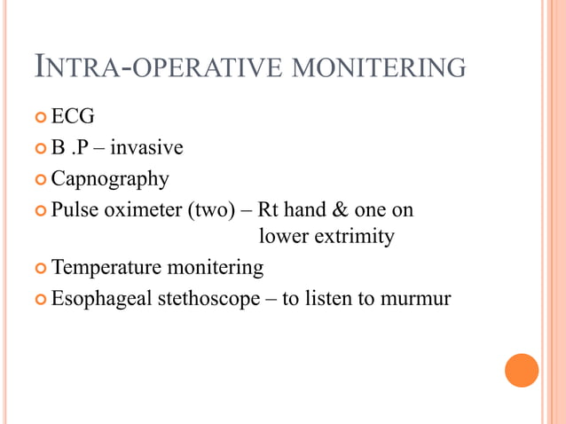 Anaesthesia for closed heart procedures pda & coa | PPTX