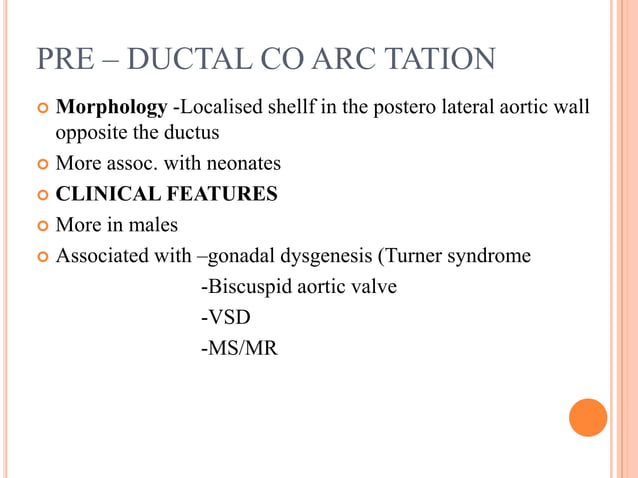 Anaesthesia for closed heart procedures pda & coa | PPTX