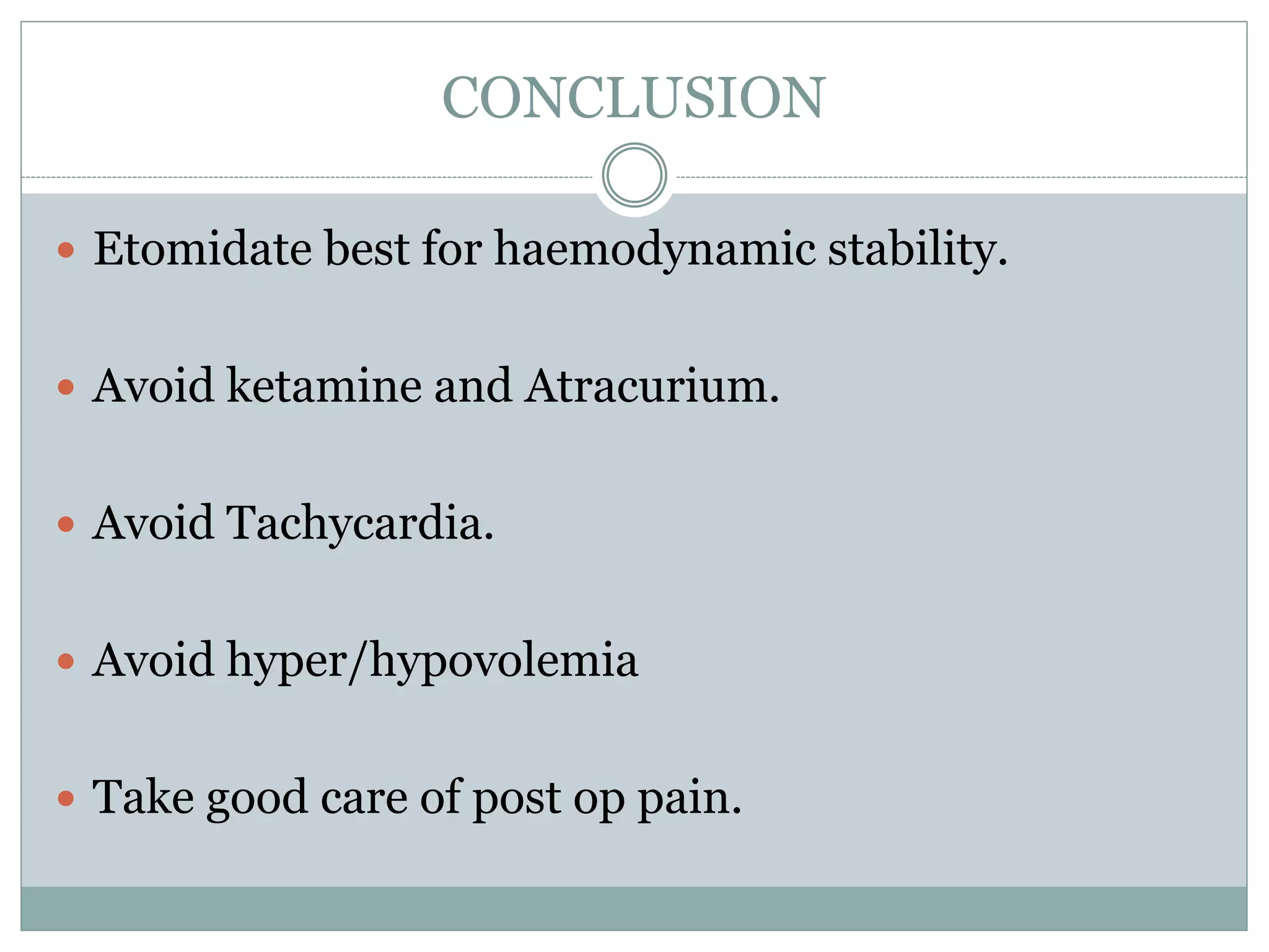 Anaesthesia for closed mitral valvotomy | PPTX