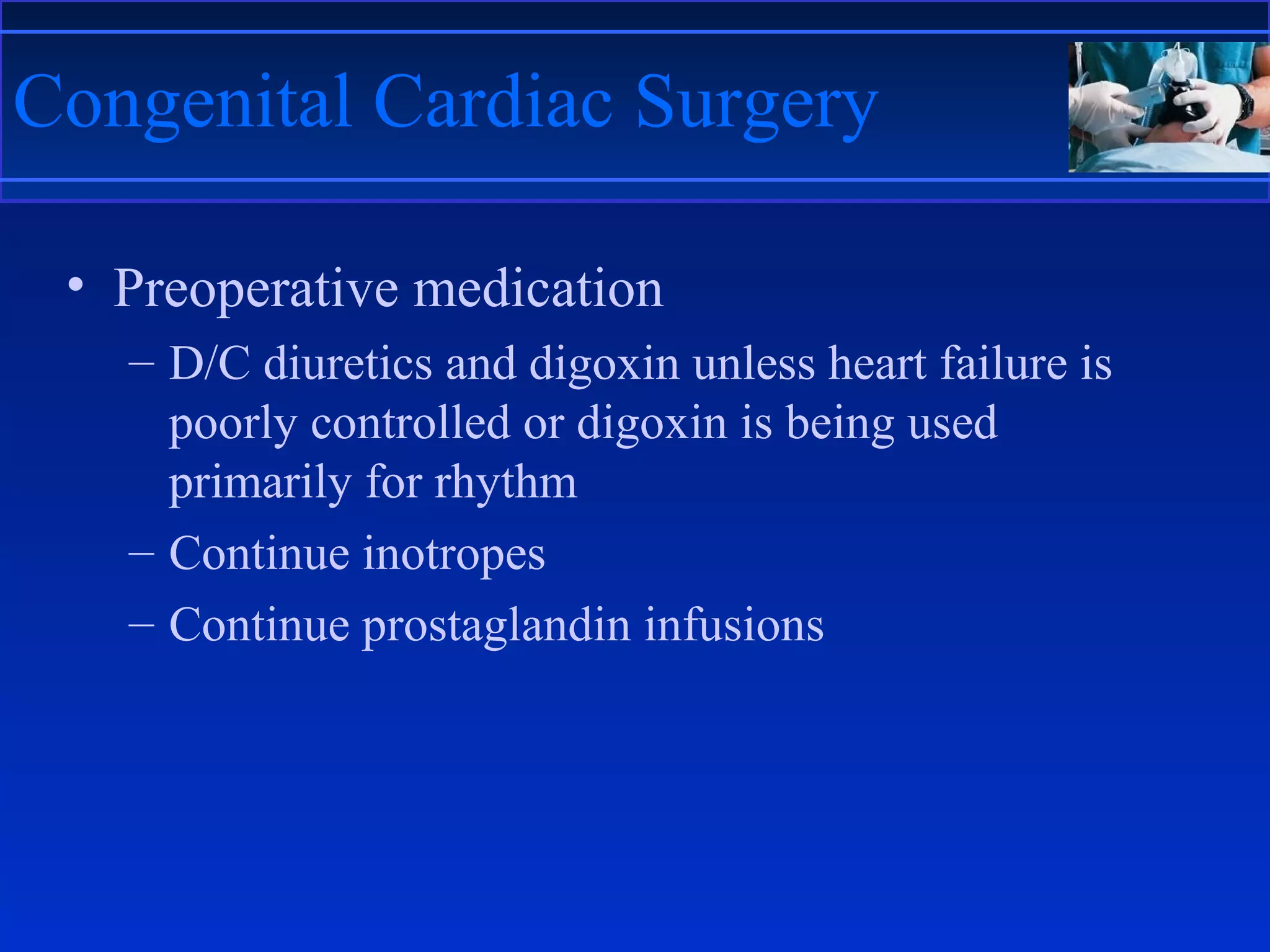 Anaesthesia for congenital heart disease | PPT