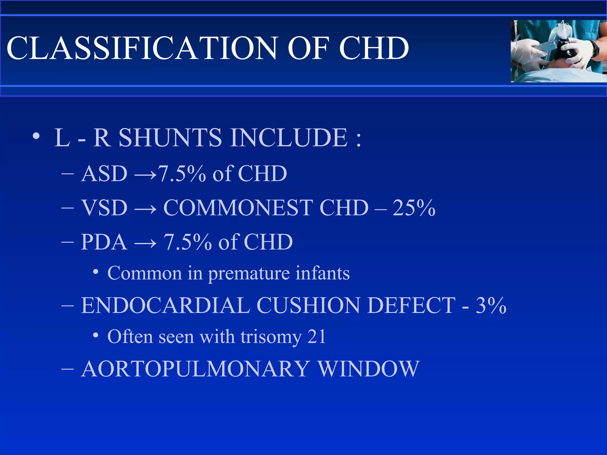 Anaesthesia for congenital heart disease | PPT