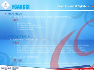 Anaesthesia International Certificates FRCA, MCAI & EDAIC -Orientation ...