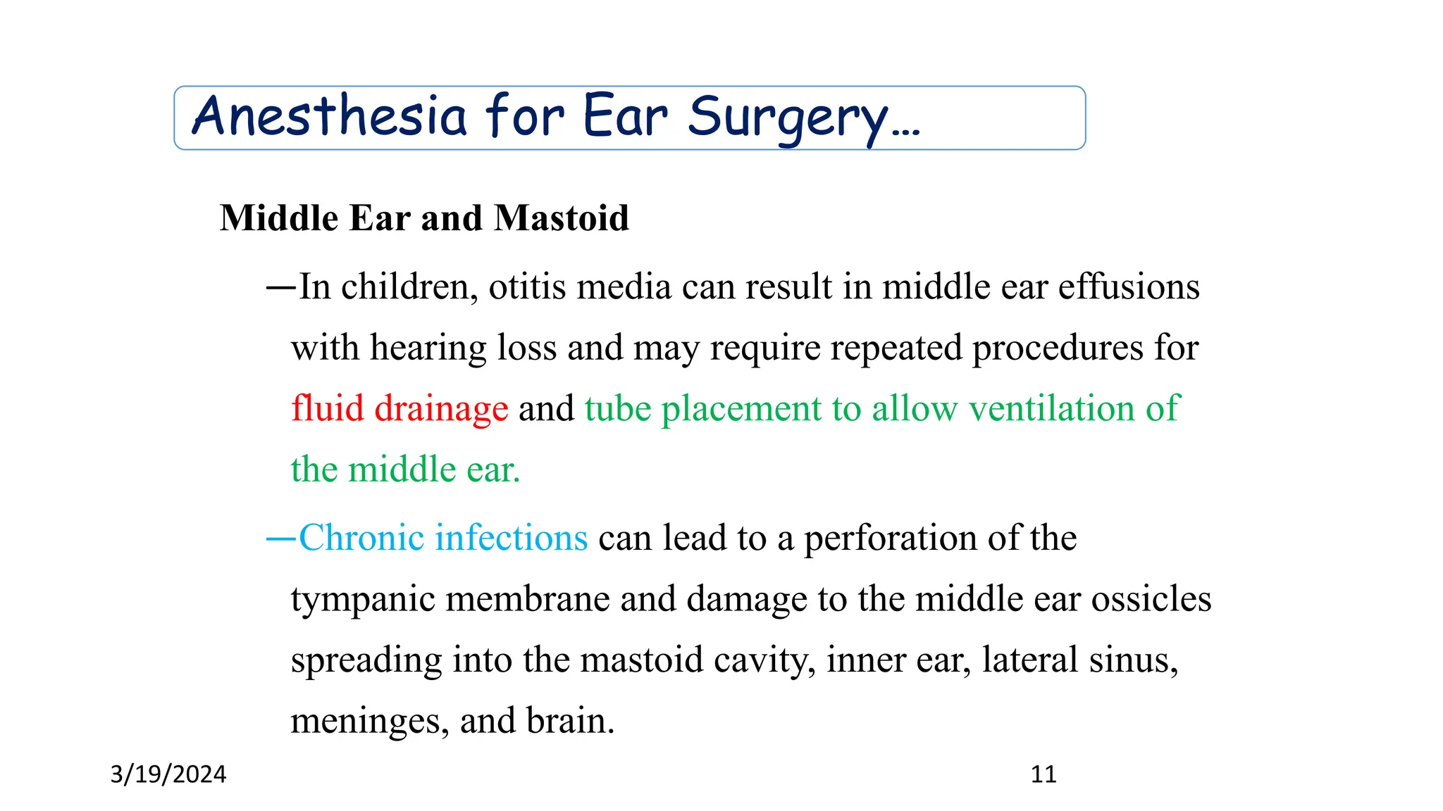 Anaesthesia for Ear, nose, throat surgery.pptx