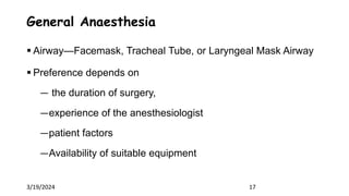 Anaesthesia for Ear, nose, throat surgery.pptx