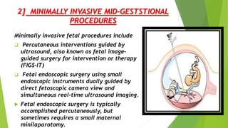Anaesthesia for foetal surgeries | PPTX