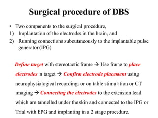 Anaesthesia for functional neurosurgery | PPTX